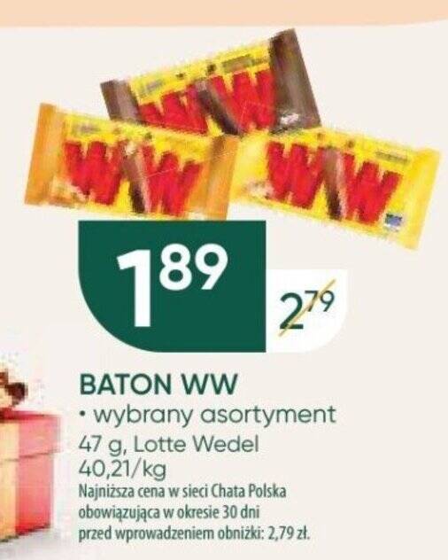 Promocja BATON WW 47 g w Chata Polska