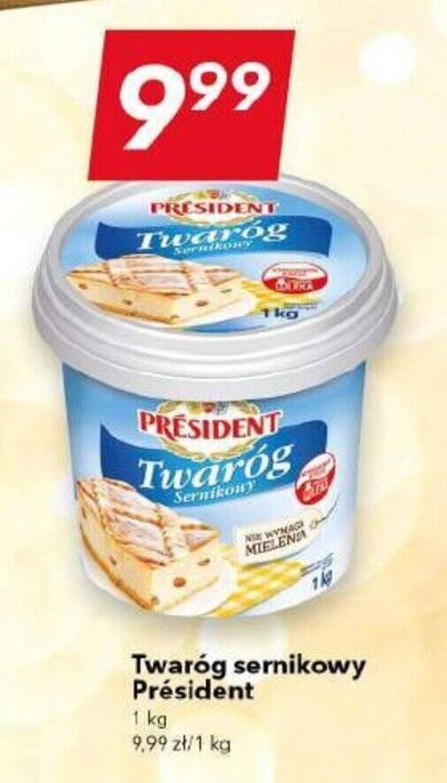 Promocja Twaróg sernikowy Président 1kg - Lewiatan