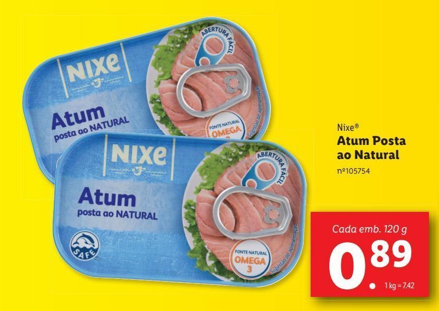 Promoção Atum em lata em Lidl