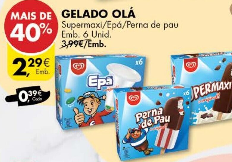 Promoção Gelado Olá 6unid Em Pingo Doce