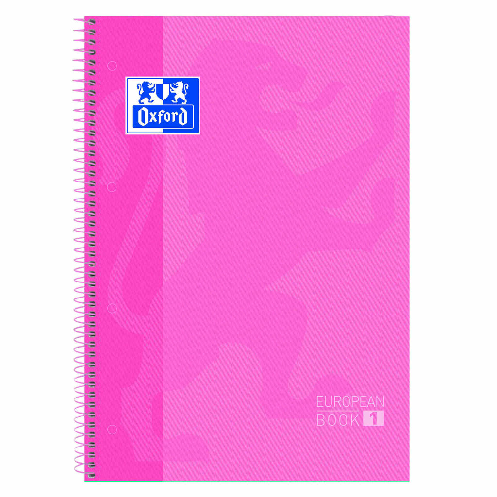 Promoção Caderno espiral a4 pautado rosa em Continente