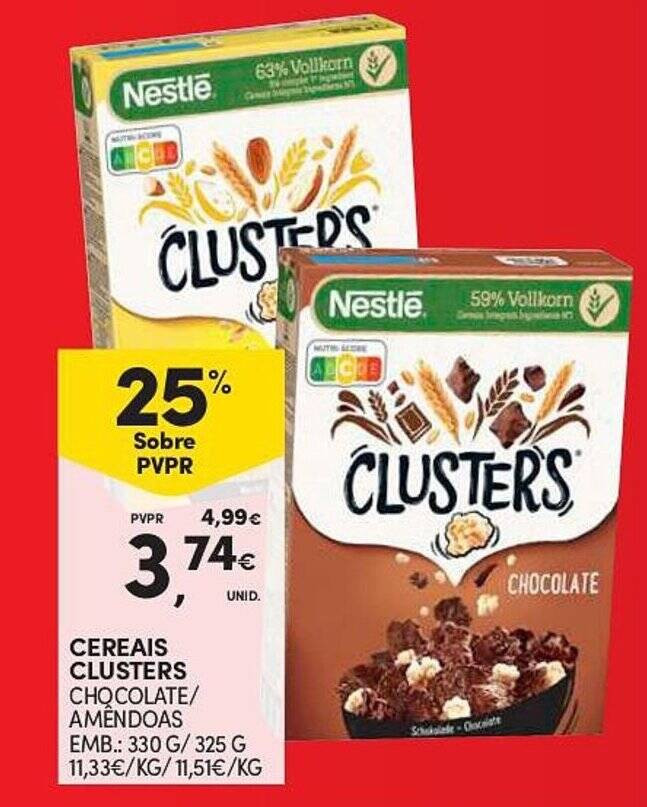 Promoções de Cereais - Encontre e veja a promoção de Cereais mais barata!