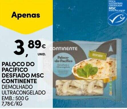 Promoção e preço de Paloco na Continente - abr. 2025