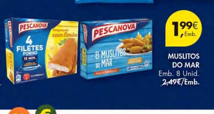 Promoção e preço de Muslitos do mar na Pingo Doce - abr. 2025