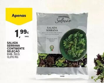 Promoção e preço de Salada na Continente - jul. 2025
