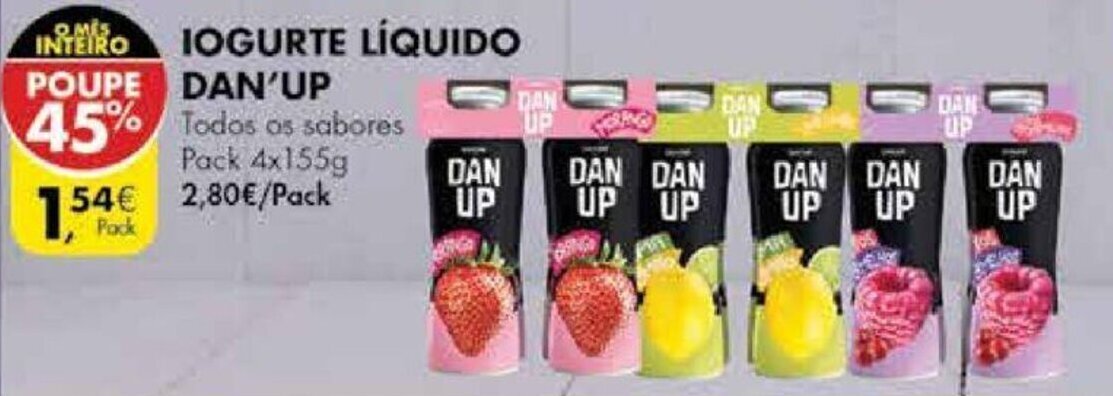 Promoção e preço de Iogurte líquido na Pingo Doce - mai. 2025
