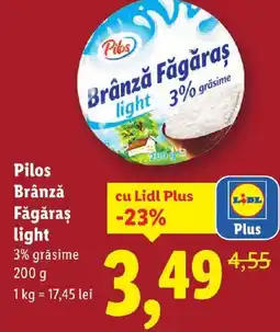 Oferte și preț Brânză Lidl – oct. 2025