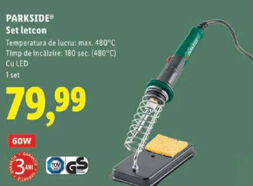 Oferte și preț Parkside Lidl – oct. 2025