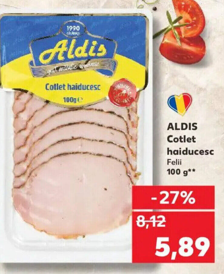 ALDIS Cotlet haiducesc 100 g ofertă la Kaufland