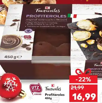 Profiteroles 450 g ofertă la Kaufland