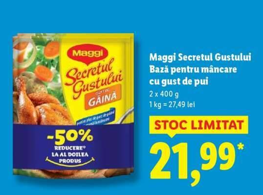 Oferte și preț Maggi Lidl – ian. 2026