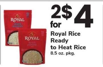 Royal Rice Ready to Heat Rice offer at Safeway