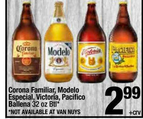 Cerveza Pacifico Ballena