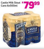 Castle Milk Stout Cans-6 x 500ml offer at Game