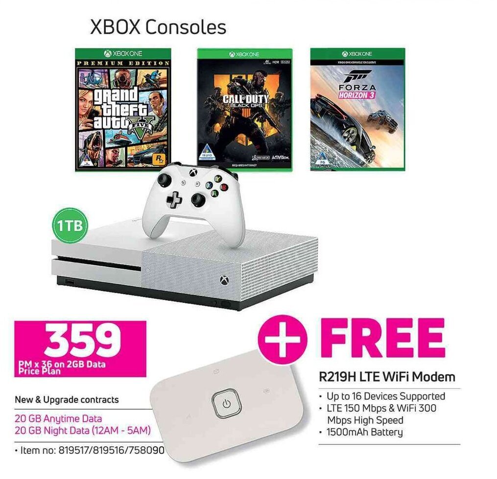 XBOX Consoles offer at Game