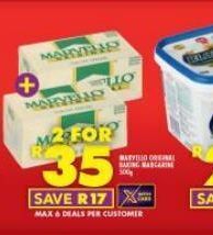 Marvello margarine 2 offer at Shoprite