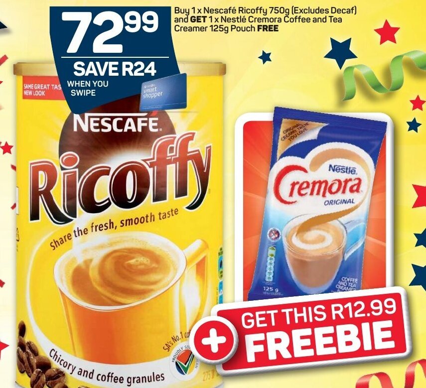 Nescafé Ricoffy 750g offer at Pick n Pay Liquor