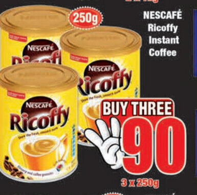 Nescafé Ricoffy Instant Coffee 250g offer at Boxer
