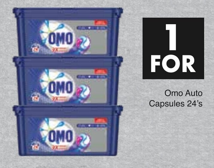 Omo Auto Detergent Capsules 24's offer at Save Hyper