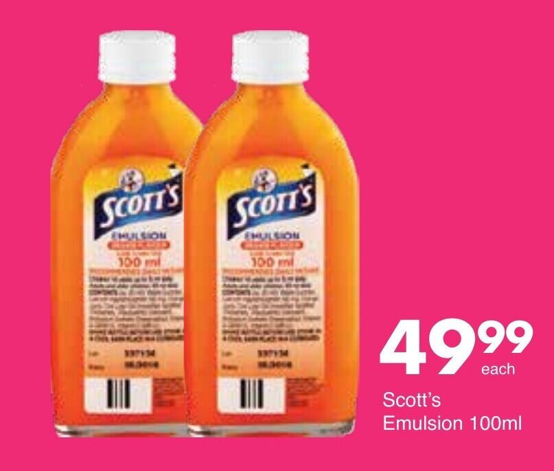 Scott's Emulsion 100ml offer at Save Hyper