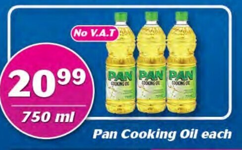 Pan Cooking Oil 750ml offer at Cambridge Food
