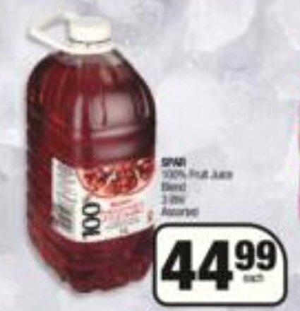 SPAR 100% Fruit Juice Blend offer at Spar