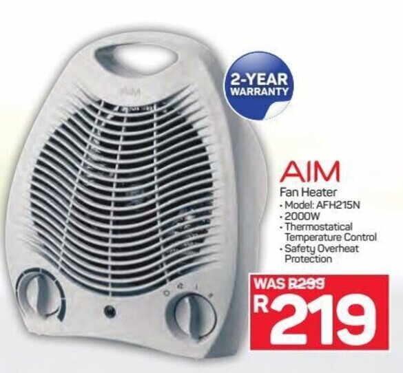 Aim Fan Heater offer at Pick n Pay Hypermarket