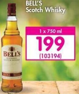 Bell's Scotch Whisky 750ml offer at Makro