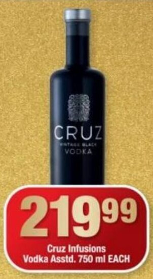 Cruz specials at OK Liquor – Oct 2025