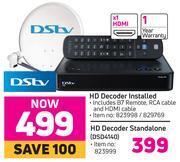 DSTV HD Decoder Installed offer at Game