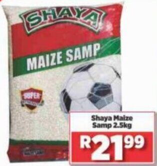 Shaya Maize Samp 2,5kg offer at Big Save