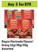 Royco Marinade/Sauce/Gravy 32g/38g/39g Assorted- For Any 5 offer at Game