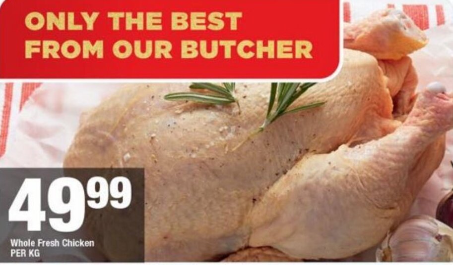 Whole Fresh Chicken offer at OK Foods