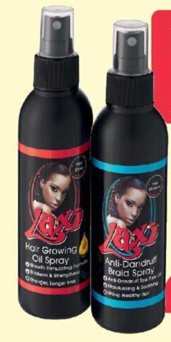 Laxi Hair Growing Oil Spray + Anti-Dandruff Braid Spray 2 x 150ml offer ...