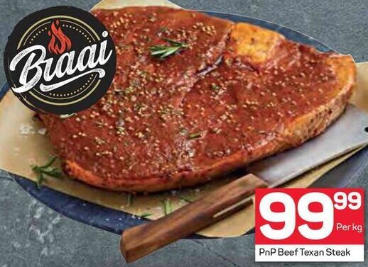 PnP Beef Texan Steak offer at Pick n Pay