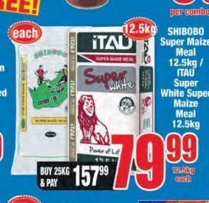 Shibobo maize meal offer at Boxer