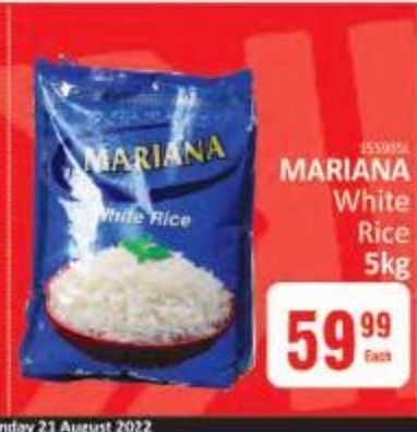 All White rice offers - Find and view the cheapest White rice offer!