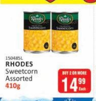 All Sweetcorn offers - Find and view the cheapest Sweetcorn offer!