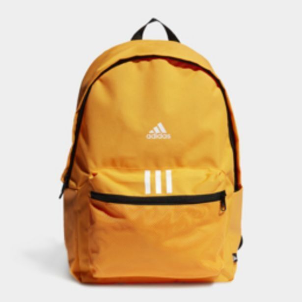 Adidas classic 3s orange/white backpack offer at Totalsports