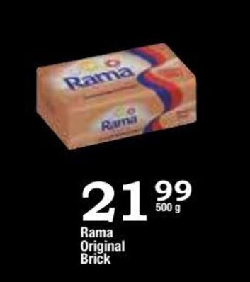 Rama Original Brick 500g offer at Oxford Freshmarket