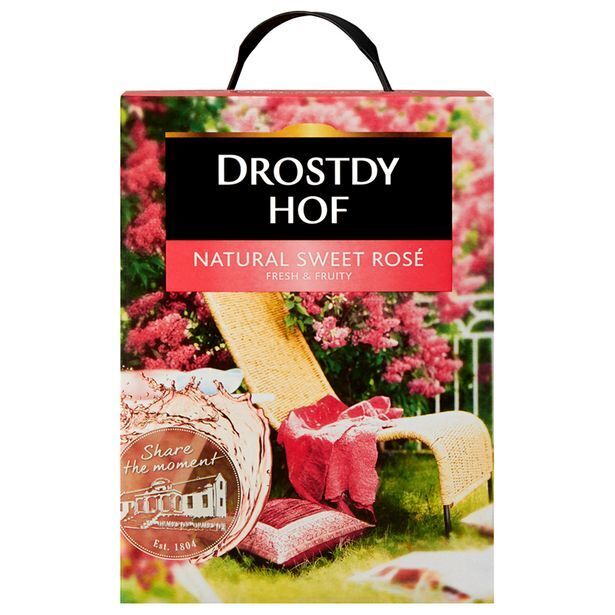 Drostdy hof natural sweet rosé (1x5000ml) offer at Prestons