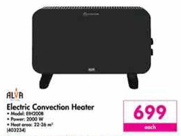Alva Electric Convection Heater offer at Makro
