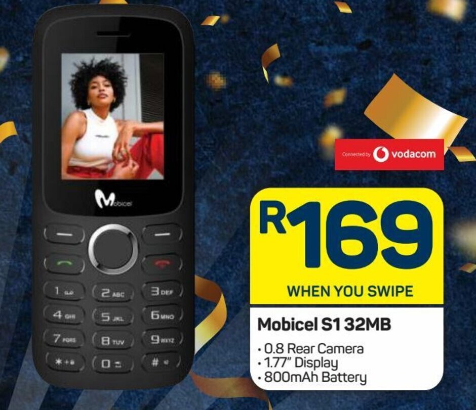 Mobicel S1 32MB offer at Pick n Pay