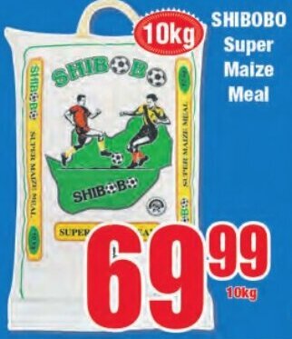 Shibobo Super Maize Meal 10kg offer at Boxer Superstores