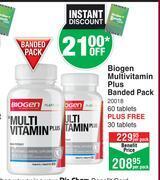 Biogen Multivitamin Plus Banded Pack-60 Tablets+30 Tablets Per Pack ...