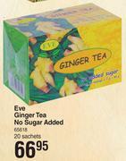 Eve Ginger Tea No Sugar Added 20 Sachets offer at Dis-Chem