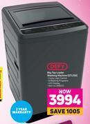 Defy 8kg top loader washing machine dtl156 offer at Game