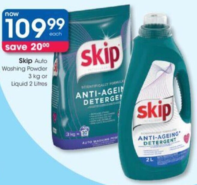 Skip Auto Washing Powder at Nathan Lozano blog