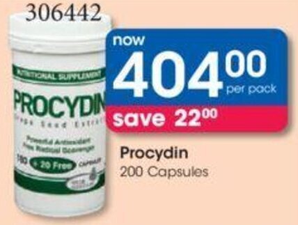 Procydin 200 Capsules offer at Clicks