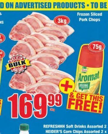 All Pork chops offers - Find and view the cheapest Pork chops offer!